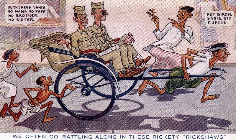 1945 Cartoon Calendars from India - CBI Theater of World War II